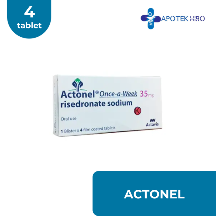 ACTONEL 35MG - 4 TABLET – Apotek Hiro