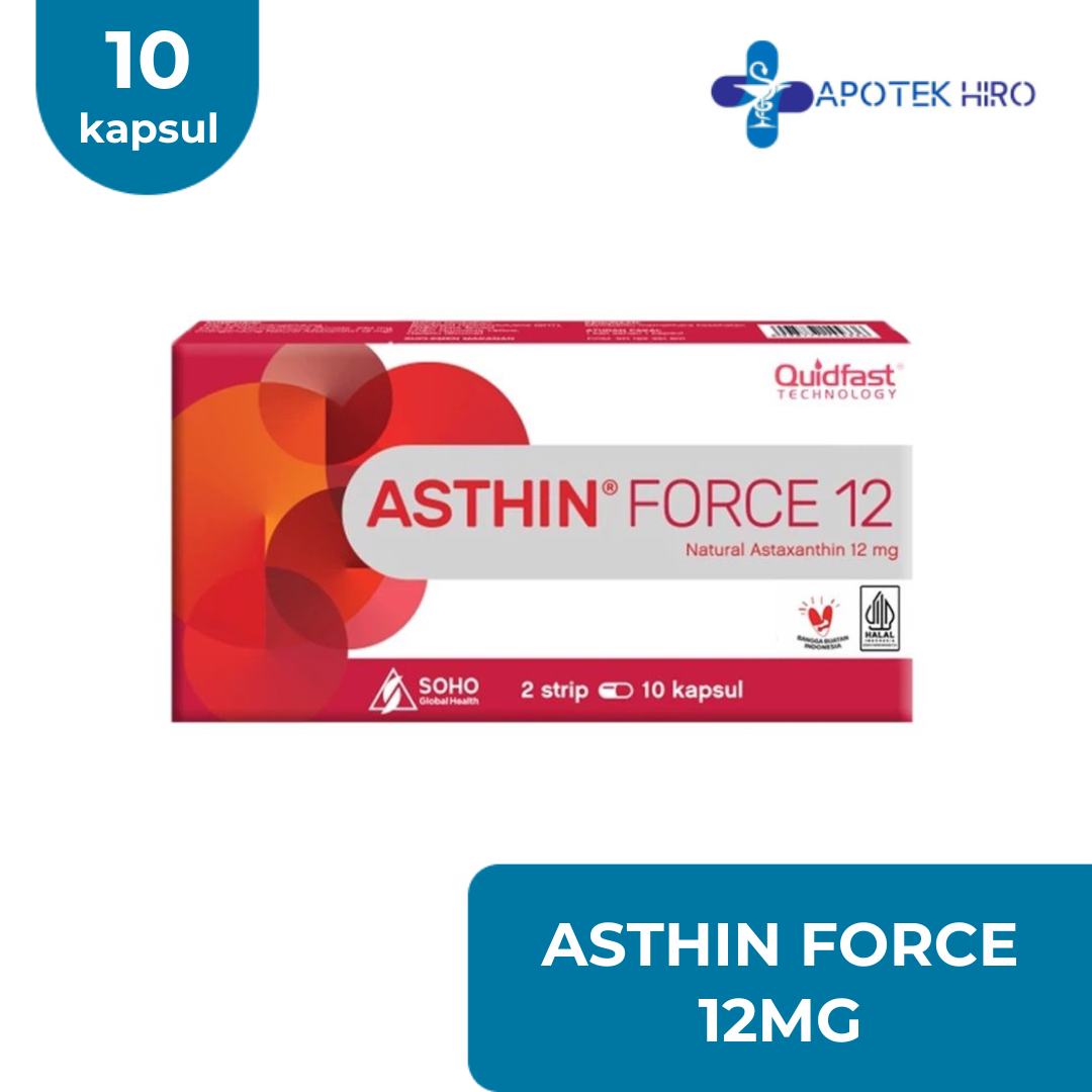 ASTHIN FORCE 12MG - 1 STRIP 10 KAPSUL – Apotek Hiro