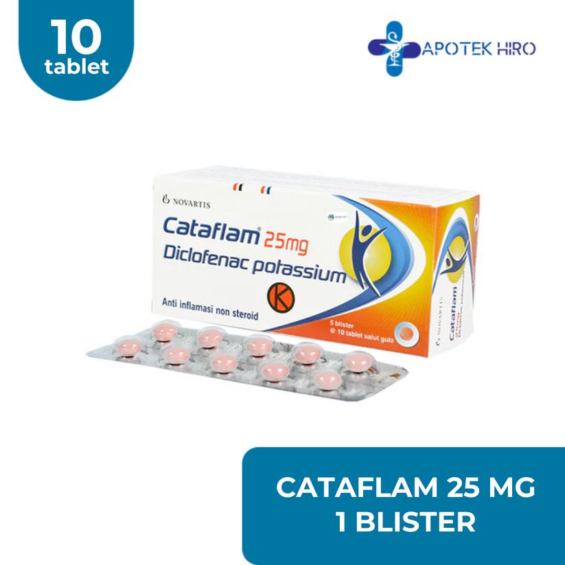 Cataflam 25 Mg 1 Blister 10 Tablet – Apotek Hiro