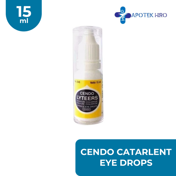 Cendo Catarlent Eye Drops 15Ml – Apotek Hiro