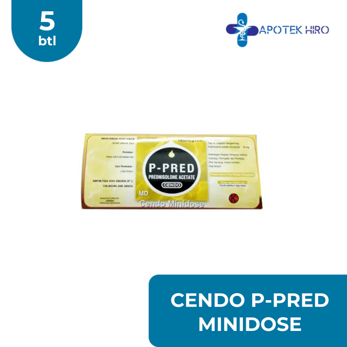 Cendo P-Pred Minidose 0.6 ml – Apotek Hiro