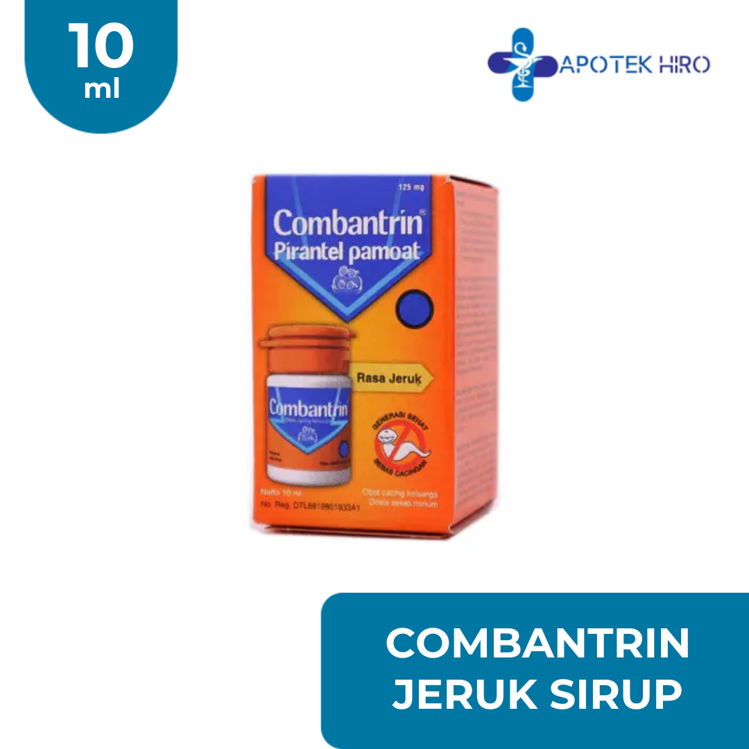 Combantrin Jeruk Sirup 10Ml – Apotek Hiro