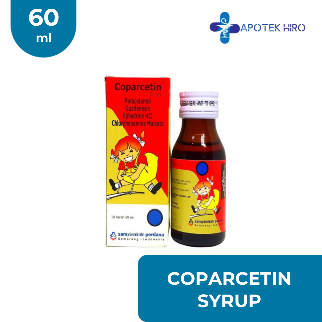 COPARCETIN SYRUP - 60ML – Apotek Hiro