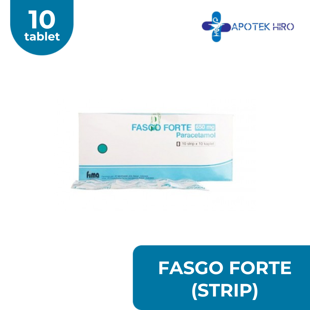 FASGO FORTE STRIP 10 KAPLET – Apotek Hiro
