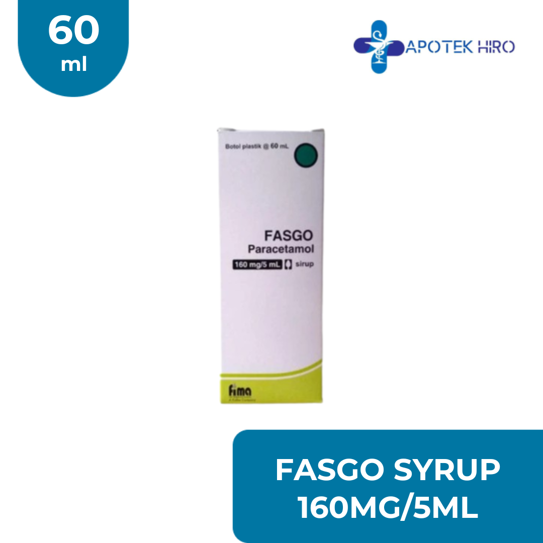 FASGO SYRUP 160MG/5ML - 60ML – Apotek Hiro