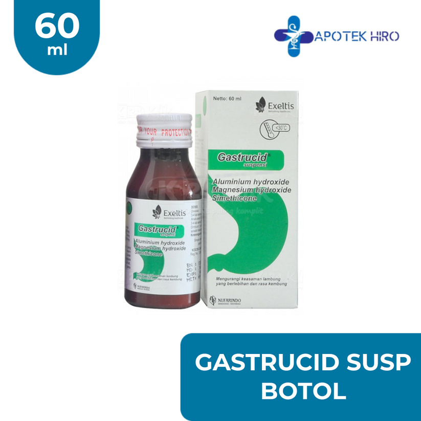 Gastrucid Susp Botol 60ML – Apotek Hiro