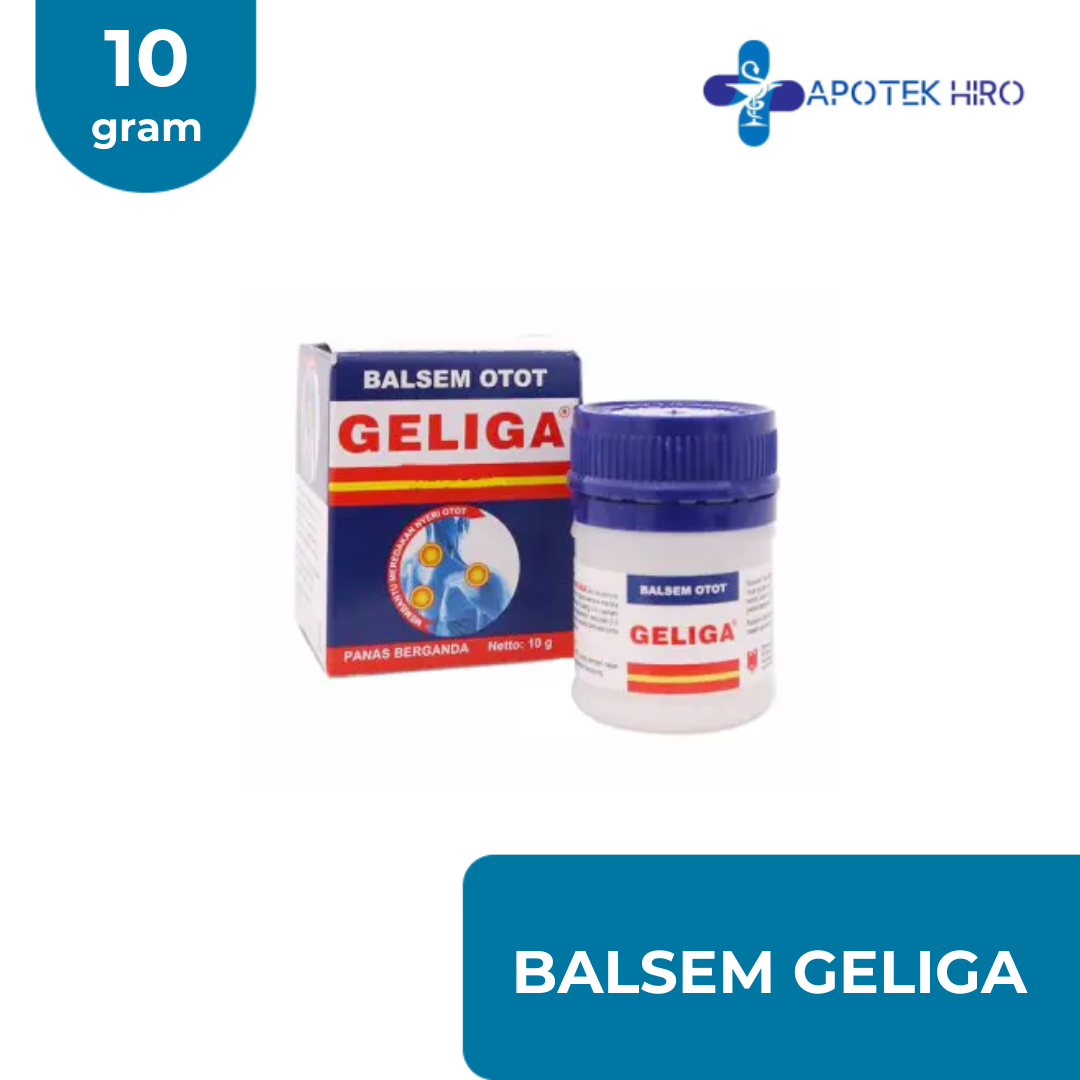 BALSEM OTOT GELIGA - 10 GRAM – Apotek Hiro