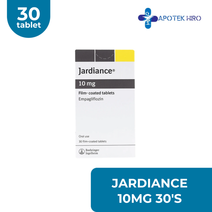 JARDIANCE 10MG - ISI 30 TABLET – Apotek Hiro