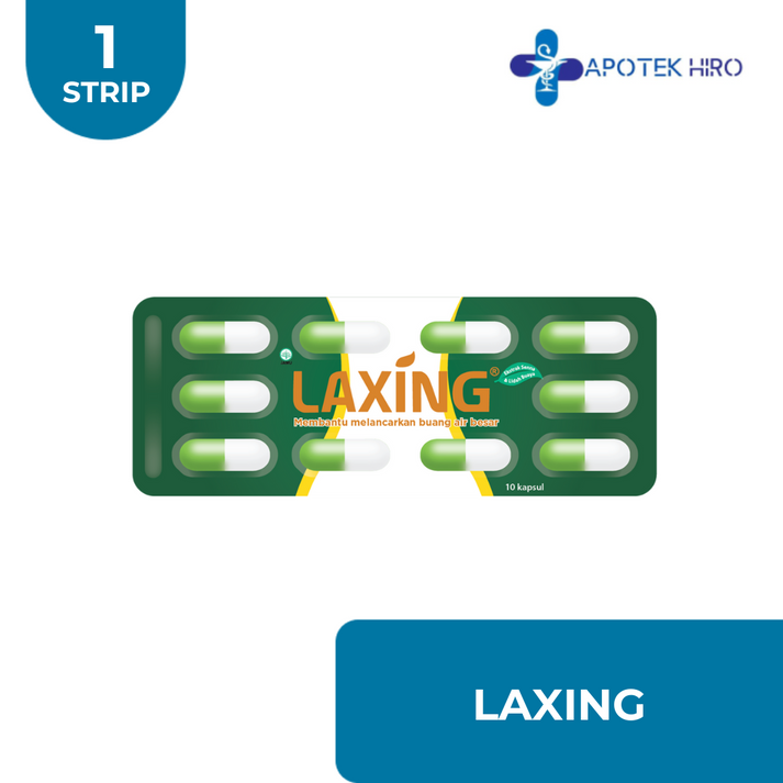 LAXING - 1 STRIP ISI 10 KAPSUL – Apotek Hiro
