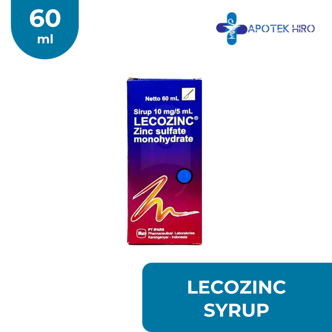 LECOZINC SYRUP - 60ML – Apotek Hiro
