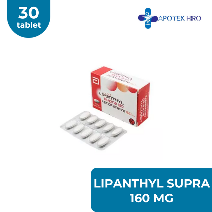 LIPANTHYL SUPRA ISI 30 TABLET – Apotek Hiro
