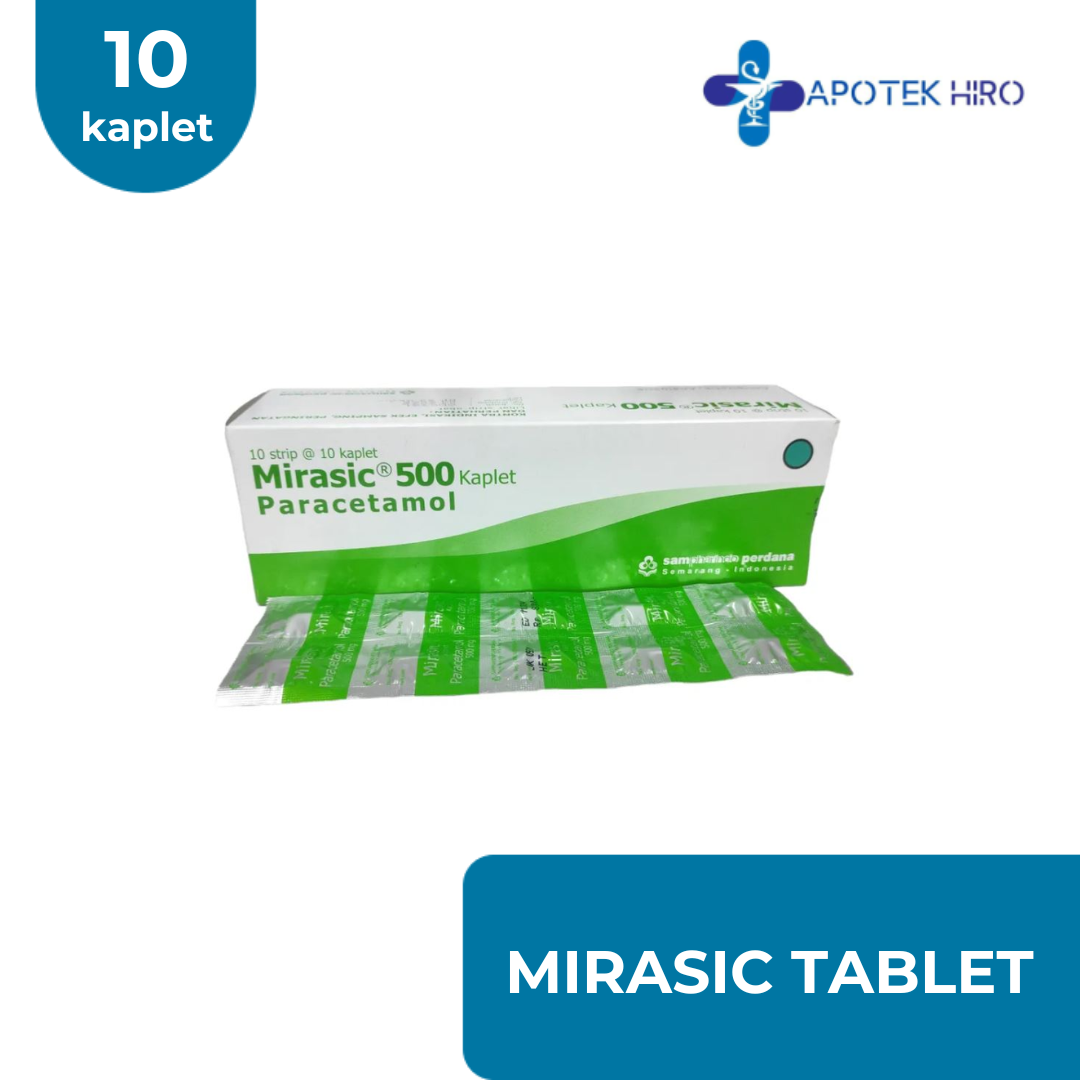 MIRASIC 500MG TABLET - 1 STRIP 10 TABLET – Apotek Hiro
