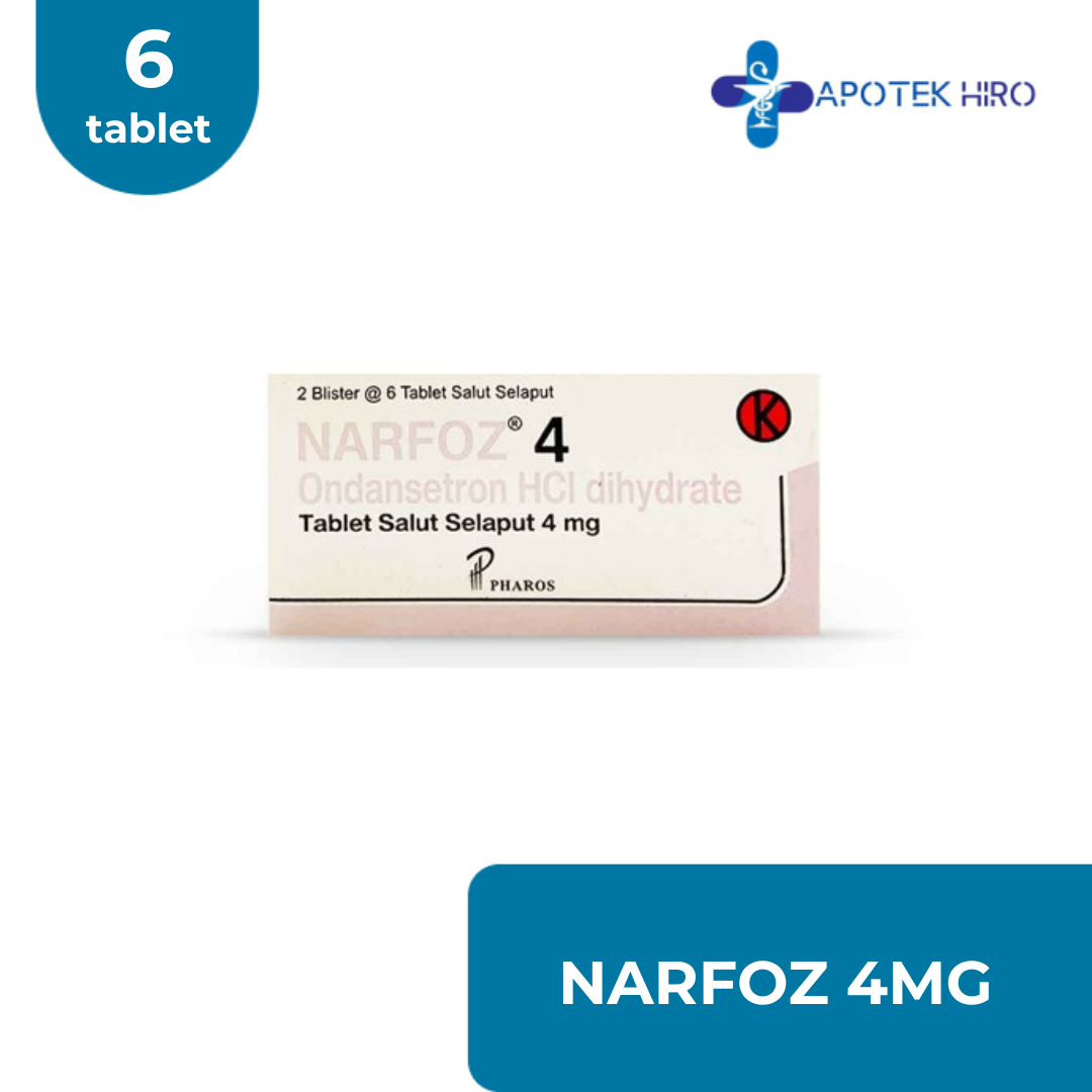 NARFOZ 4MG - 1 STRIP 6 TABLET – Apotek Hiro