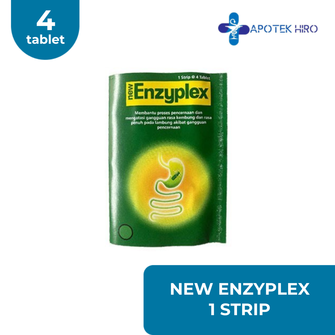 New Enzyplex 1 Strip 4 Tablet – Apotek Hiro