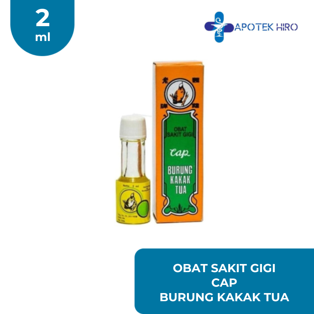 Obat Sakit Gigi - Cap Burung Kakak Tua – Apotek Hiro