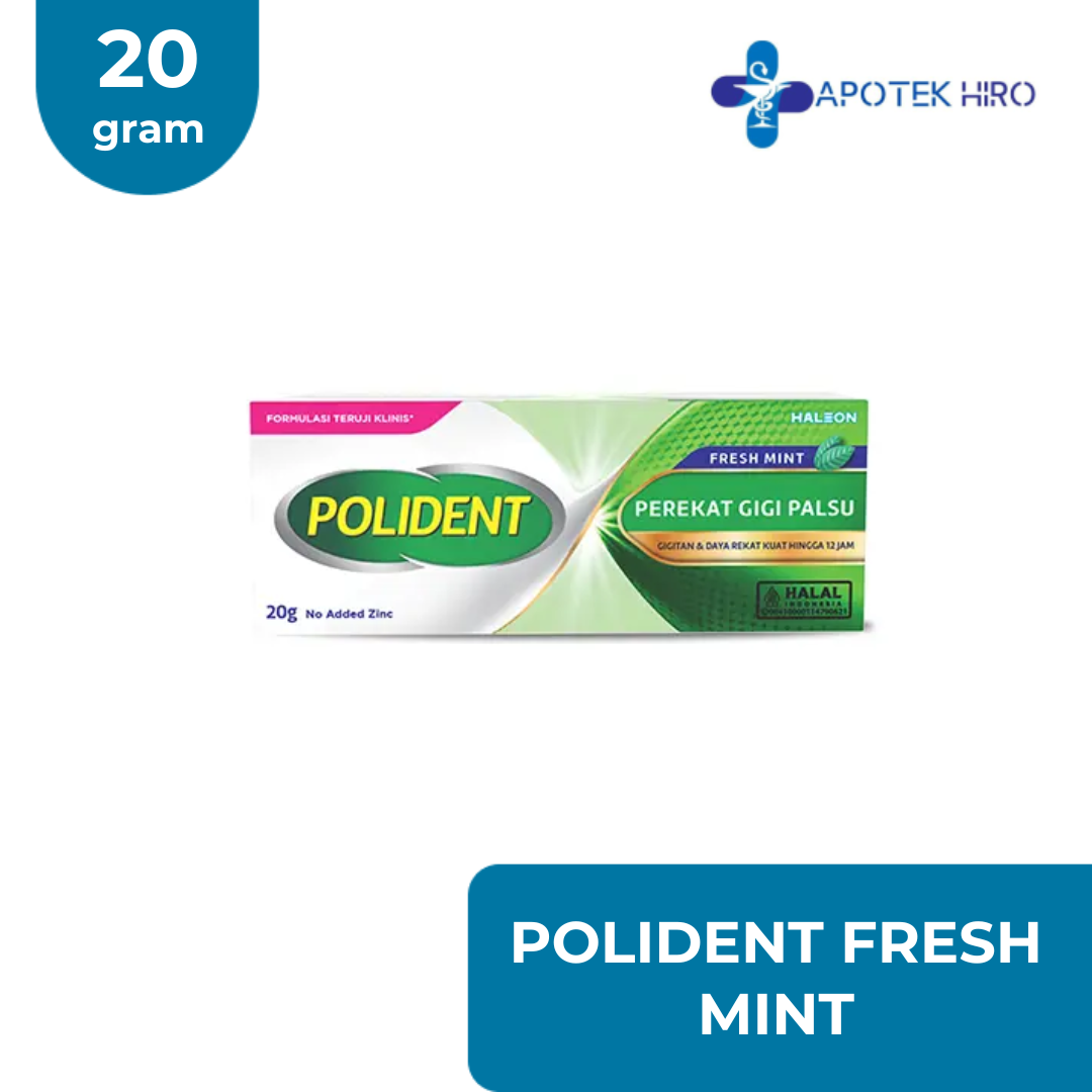 Polident Fresh Mint - 20 gram – Apotek Hiro
