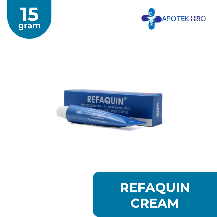 Refaquin Cream 15Gram – Apotek Hiro