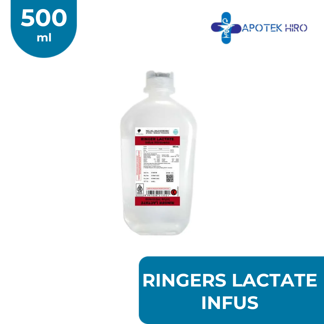 RINGERS LACTATE INFUS - 500 ML – Apotek Hiro