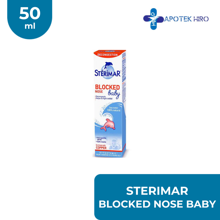 STERIMAR BLOKED NOSE BABY – Apotek Hiro