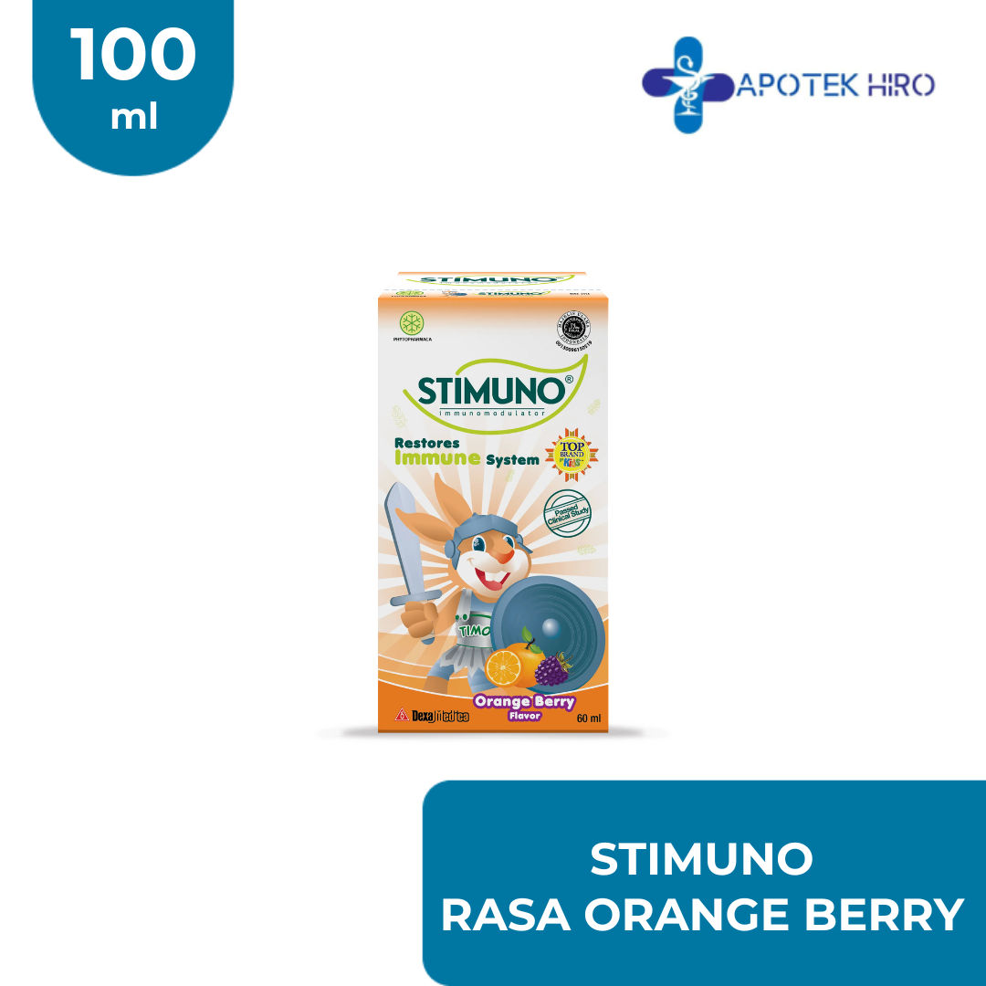 STIMUNO SYRUP - RASA ORANGE BERRY - 100ML – Apotek Hiro