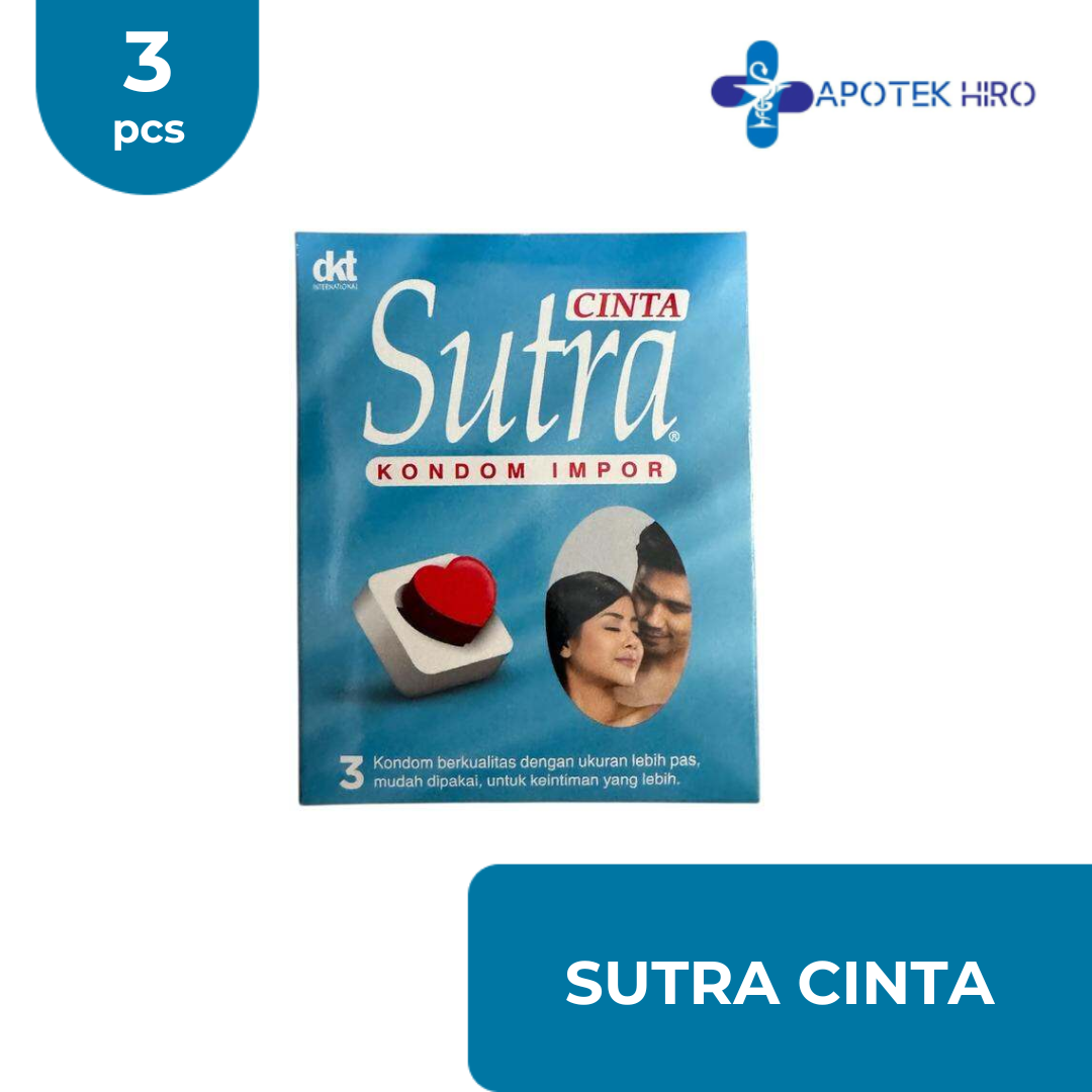 SUTRA CINTA KONDOM ISI 3 PCS – Apotek Hiro