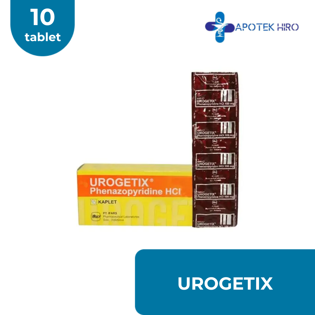 UROGETIX 100MG - 1 STRIP 10 TABLET – Apotek Hiro