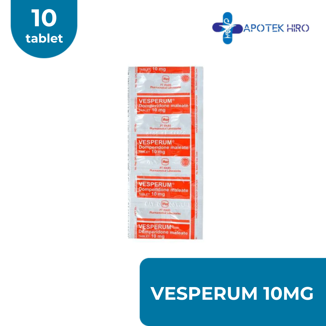 VESPERUM 10MG - 1 STRIP 10 TABLET – Apotek Hiro