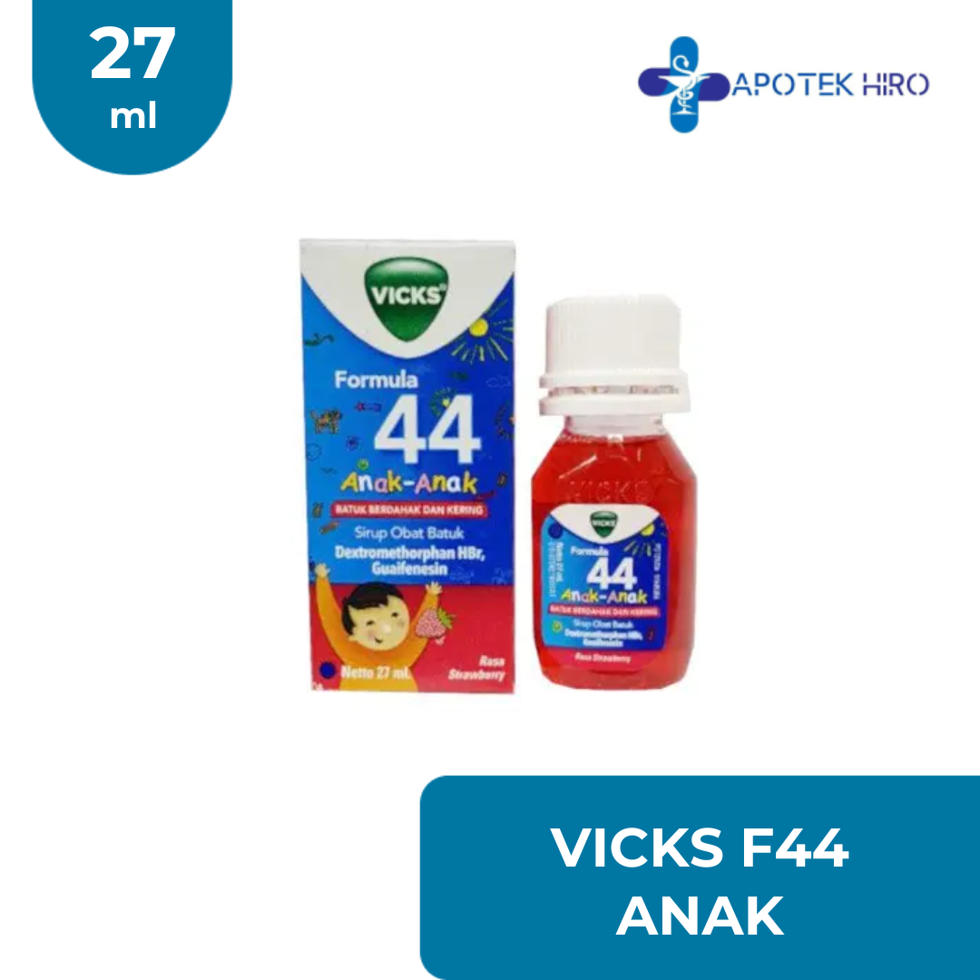 VICKS FORMULA 44 ANAK SYRUP - 27ML – Apotek Hiro