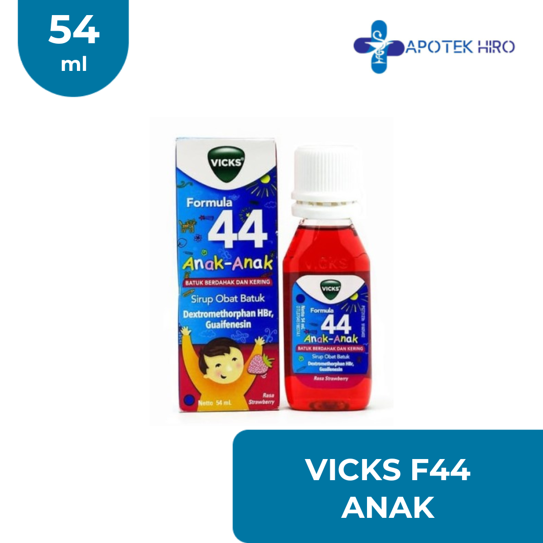 VICKS FORMULA 44 ANAK SYRUP - 54ML – Apotek Hiro