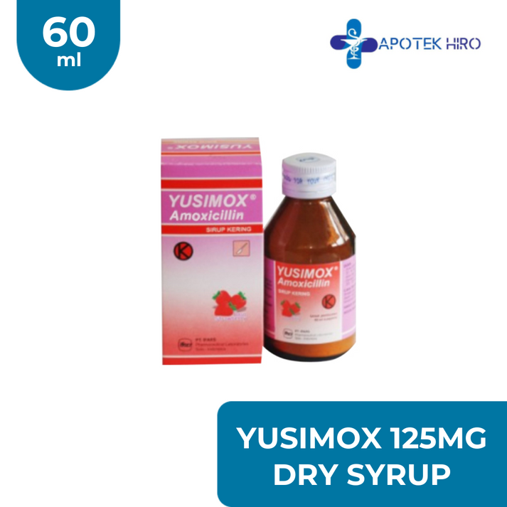 YUSIMOX 125MG DRY SYRUP 60ML – Apotek Hiro