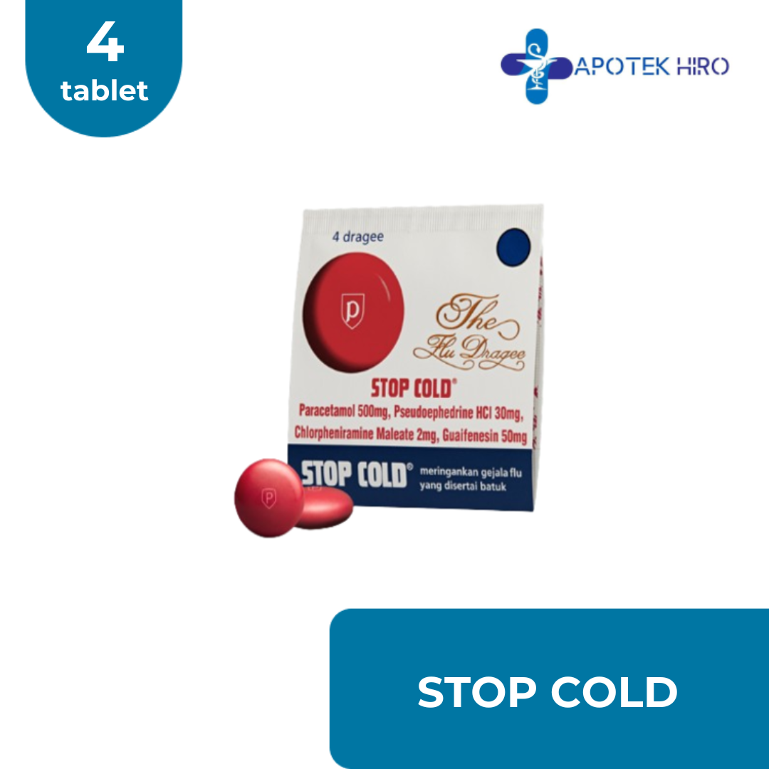 STOP COLD - 1 STRIP 4 TABLET – Apotek Hiro